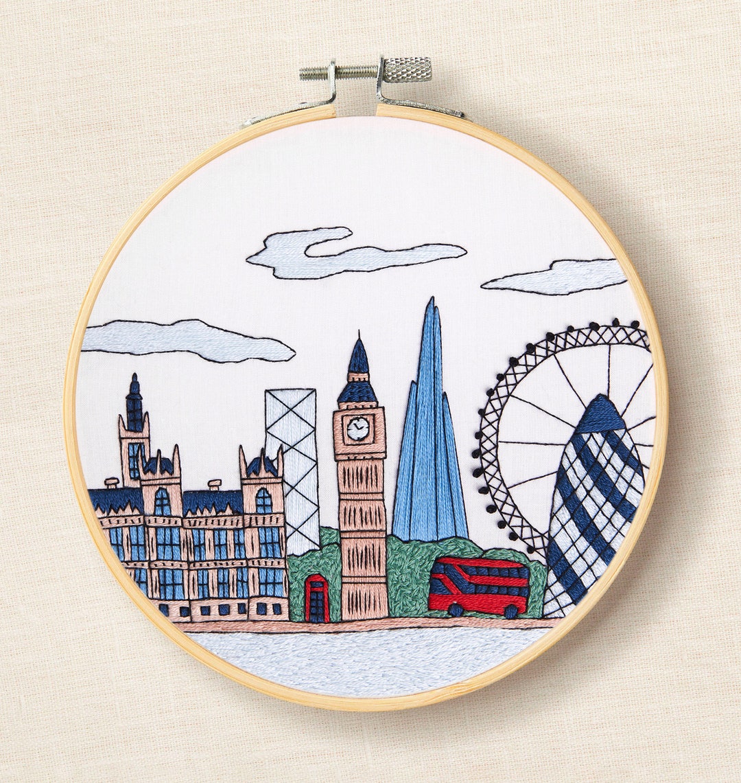 DMC London Landmark Kit / DMC Embroidery / Famous Cities / London ...