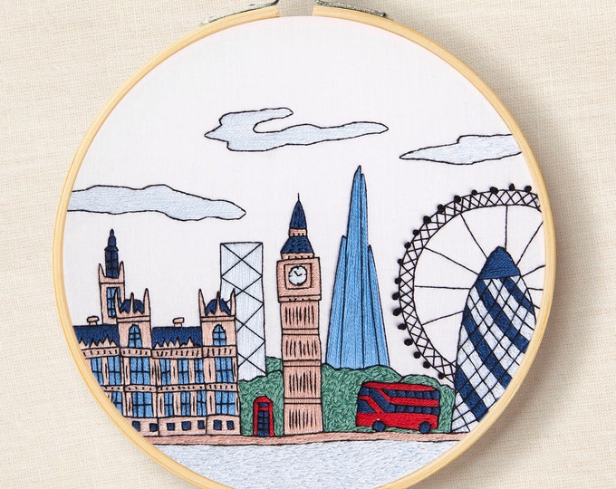 DMC London Landmark Kit / DMC Embroidery / Famous Cities / London ...