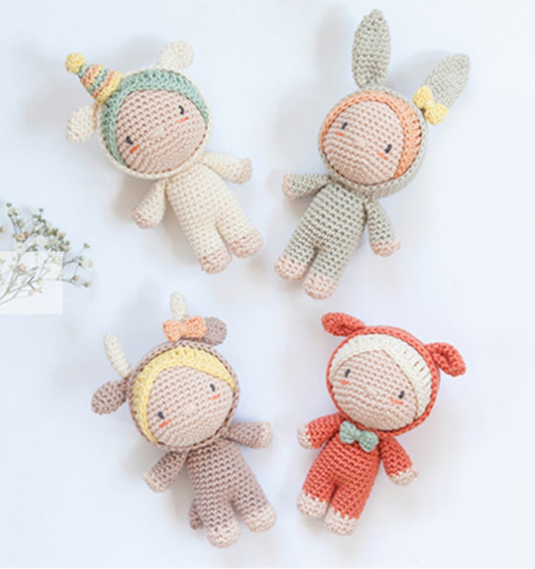 4 X Amigurumi Farm Animals Crochet Kit // Anchor Crochet Kit // Crochet ...