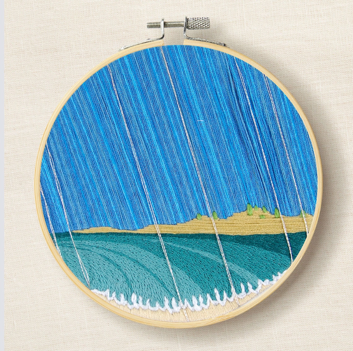 DMC Ocean Rain Kit / DMC Embroidery / Ocean Embroidery Kit / Seascape ...