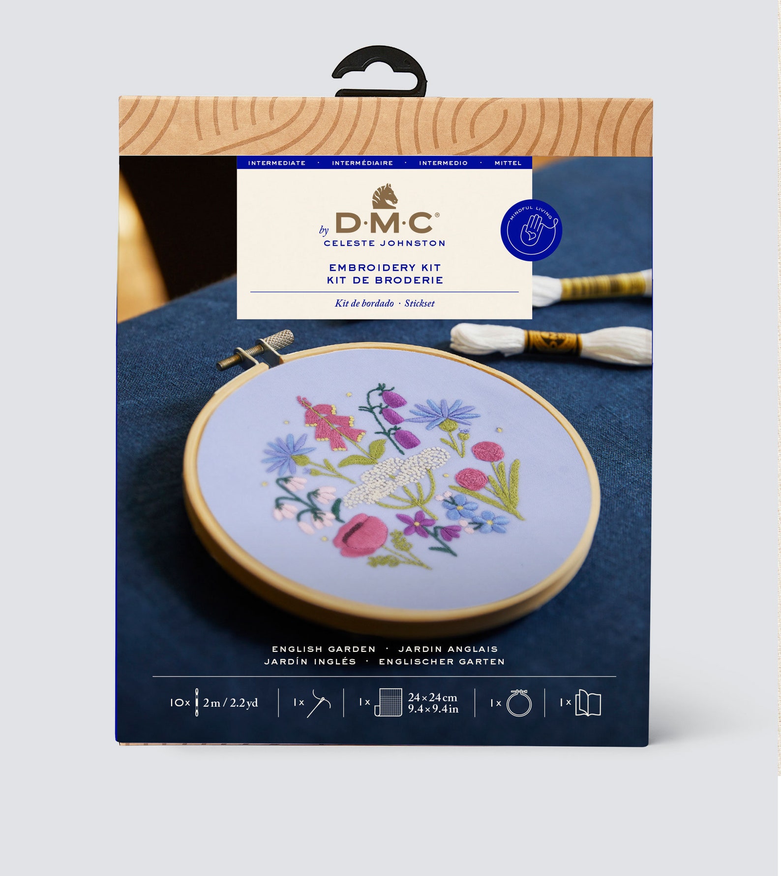 DMC English Garden Kit / DMC Embroidery / Floral Embroidery Kit ...