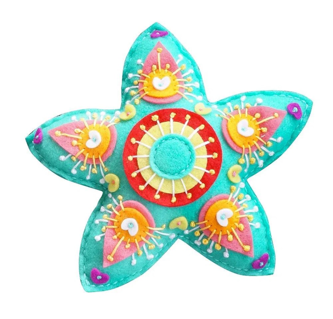Bright Star Kit // Make Your Own Star Kit // Star Felt Craft Kit ...