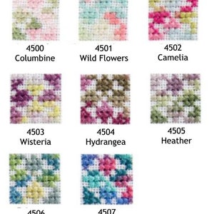 DMC Coloris Threads 4500 - 4523 // 8mtr Length // Cross Stitch Floss ...