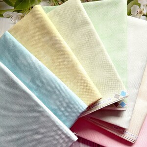 Emerald Mist 14 Count Over-dyed Aida // Cross Stitch Aida // Fabric ...