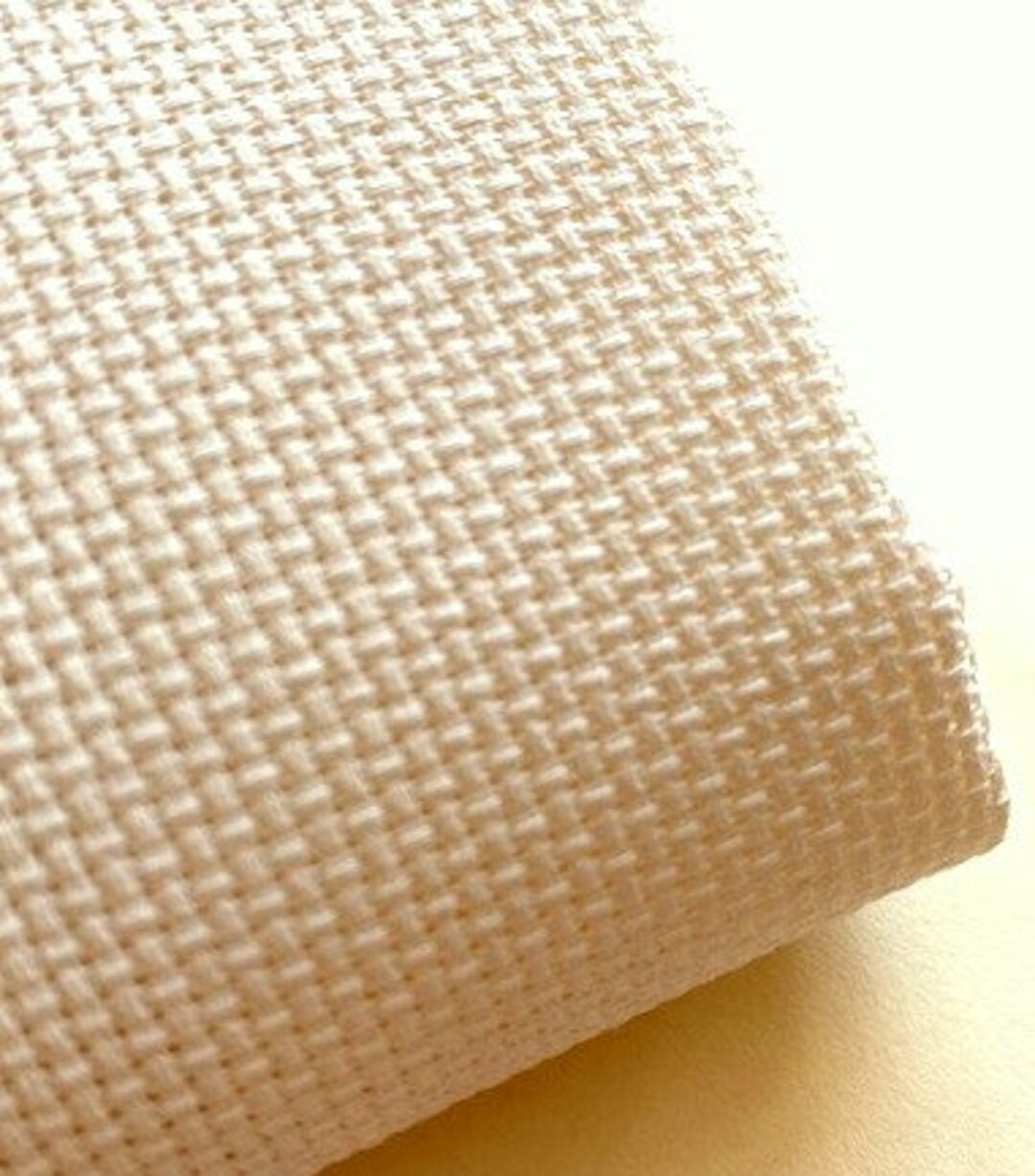 Zweigart 14 Count Cream Aida // Cross Stitch Aida // Cross Stitch ...