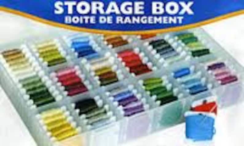 DMC Thread Storage Box // Thread Storage // Floss Plastic Box - Etsy