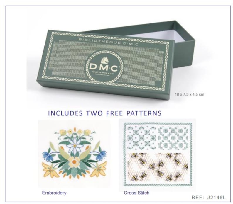DMC Collector Box // Free Chart // Floss Box // Limited Edition DMC Box ...