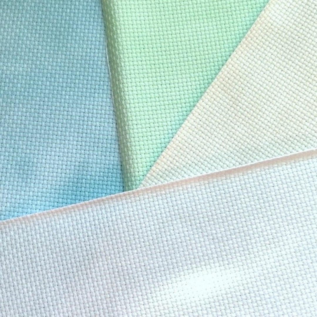 4 Piece Aida Cool Shades Bundle // Fabric Flair 14 Count // Aida X 4 ...