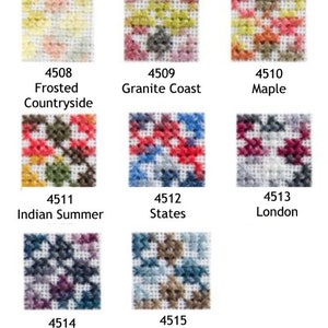 DMC Coloris Threads 4500 - 4523 // 8mtr Length // Cross Stitch Floss ...