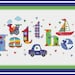 Complete Kit // Transport Boys Nameplate Sampler// Name Cross Stitch ...