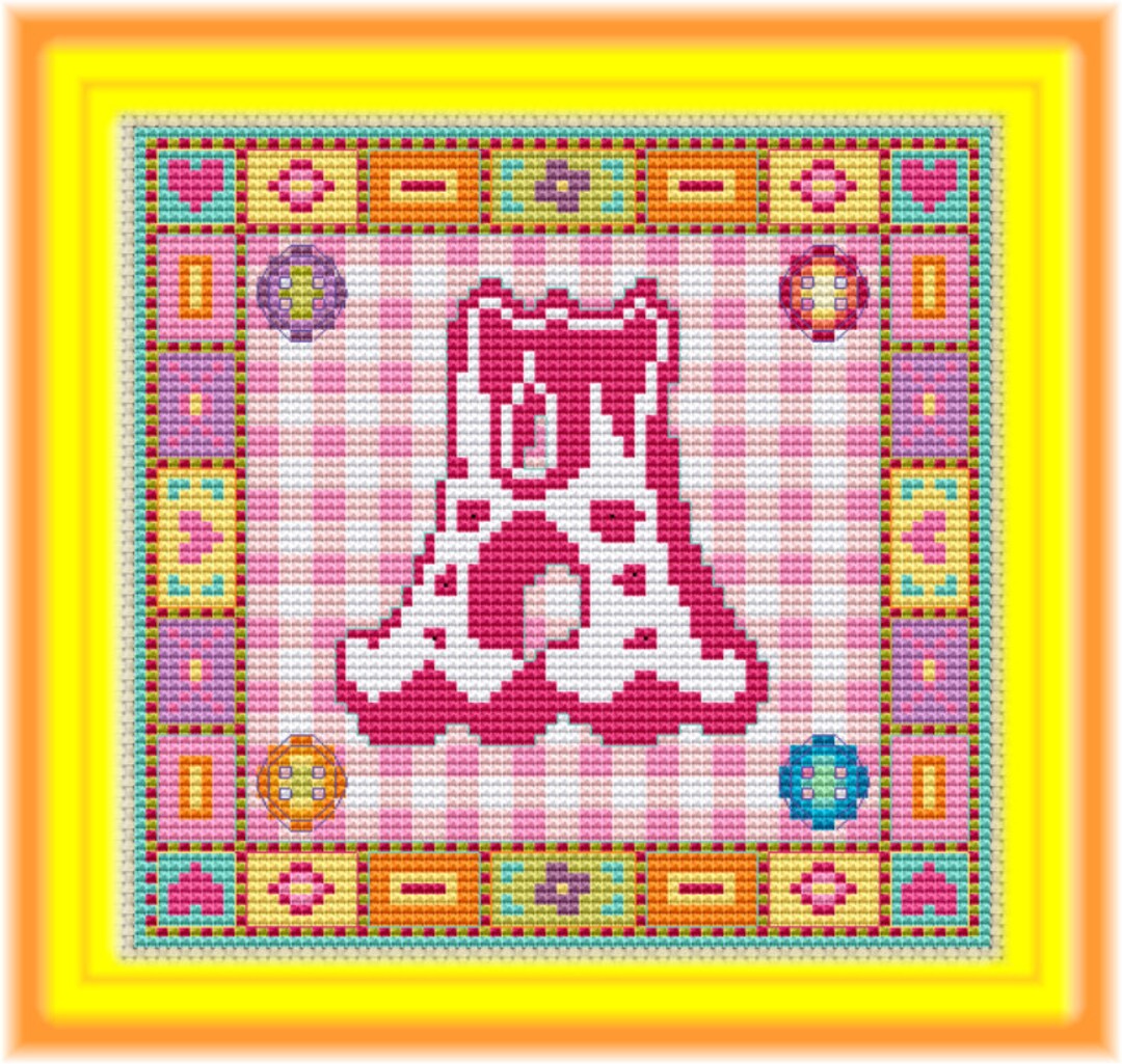 Cross Stitch Circus Letter / A B C D E F G H I / Girls Room Kit / DMC ...