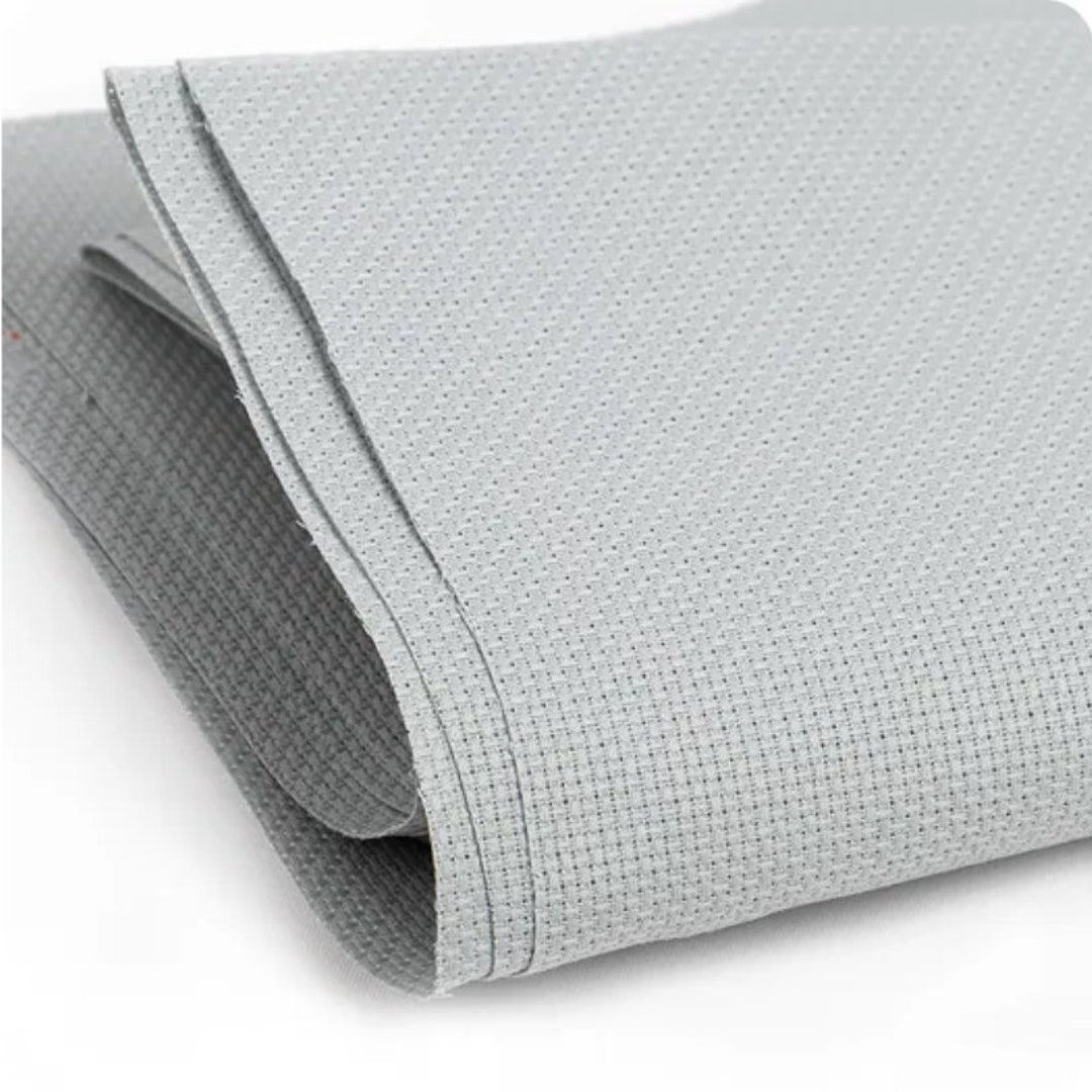 Zweigart 14 Count Light Grey Aida // Cross Stitch Aida // Cross Stitch ...