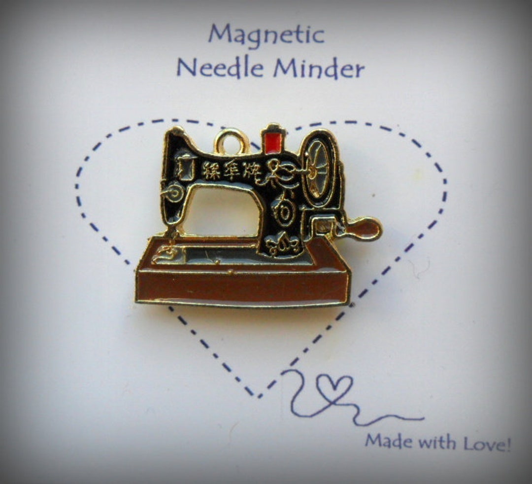 Vintage Sewing Machine Needle Minder // Enamel Sewing Machine ...