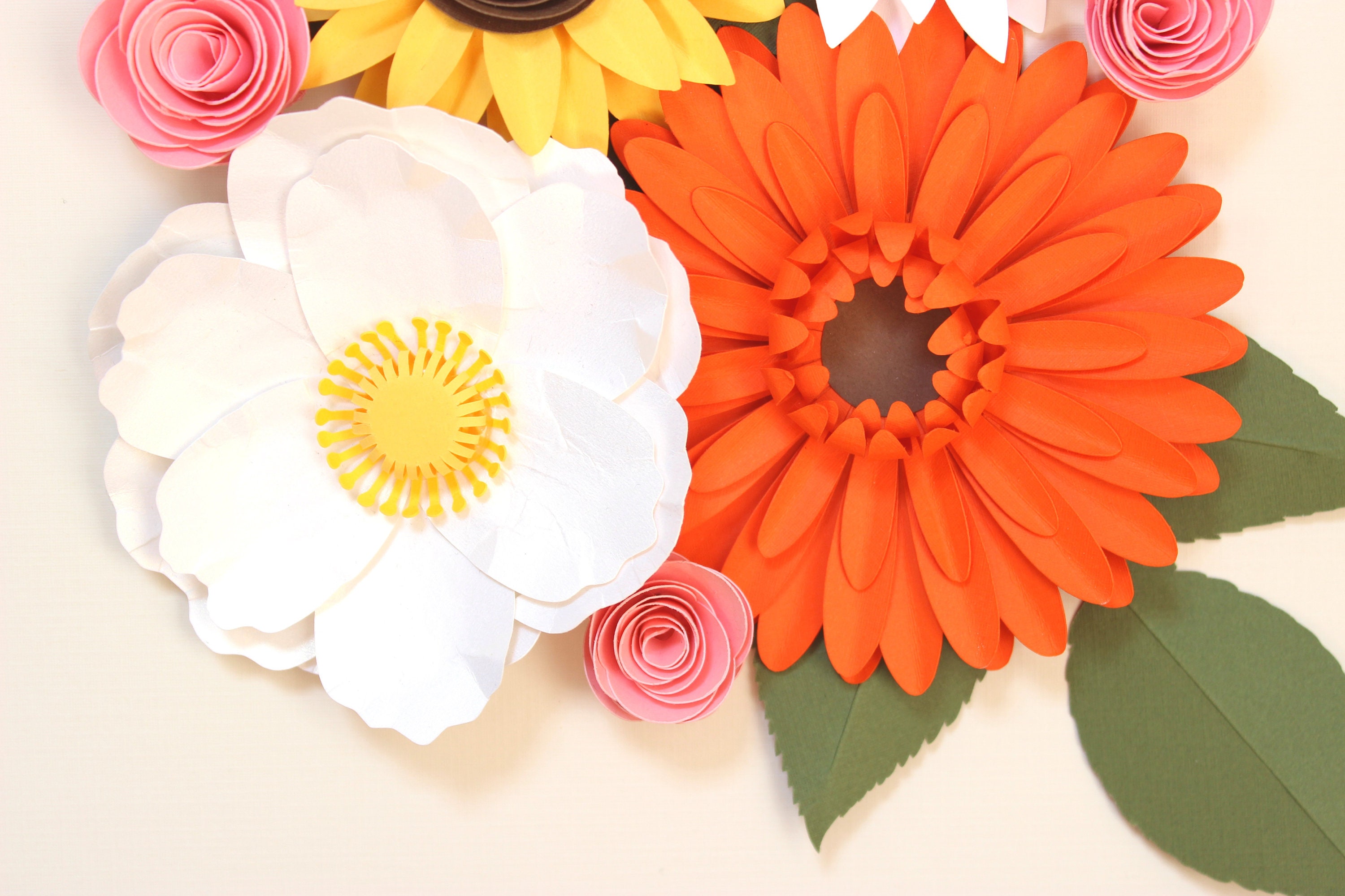 Fall Floral Garden Shadow Box Wall Decor Nursery Decor | Etsy