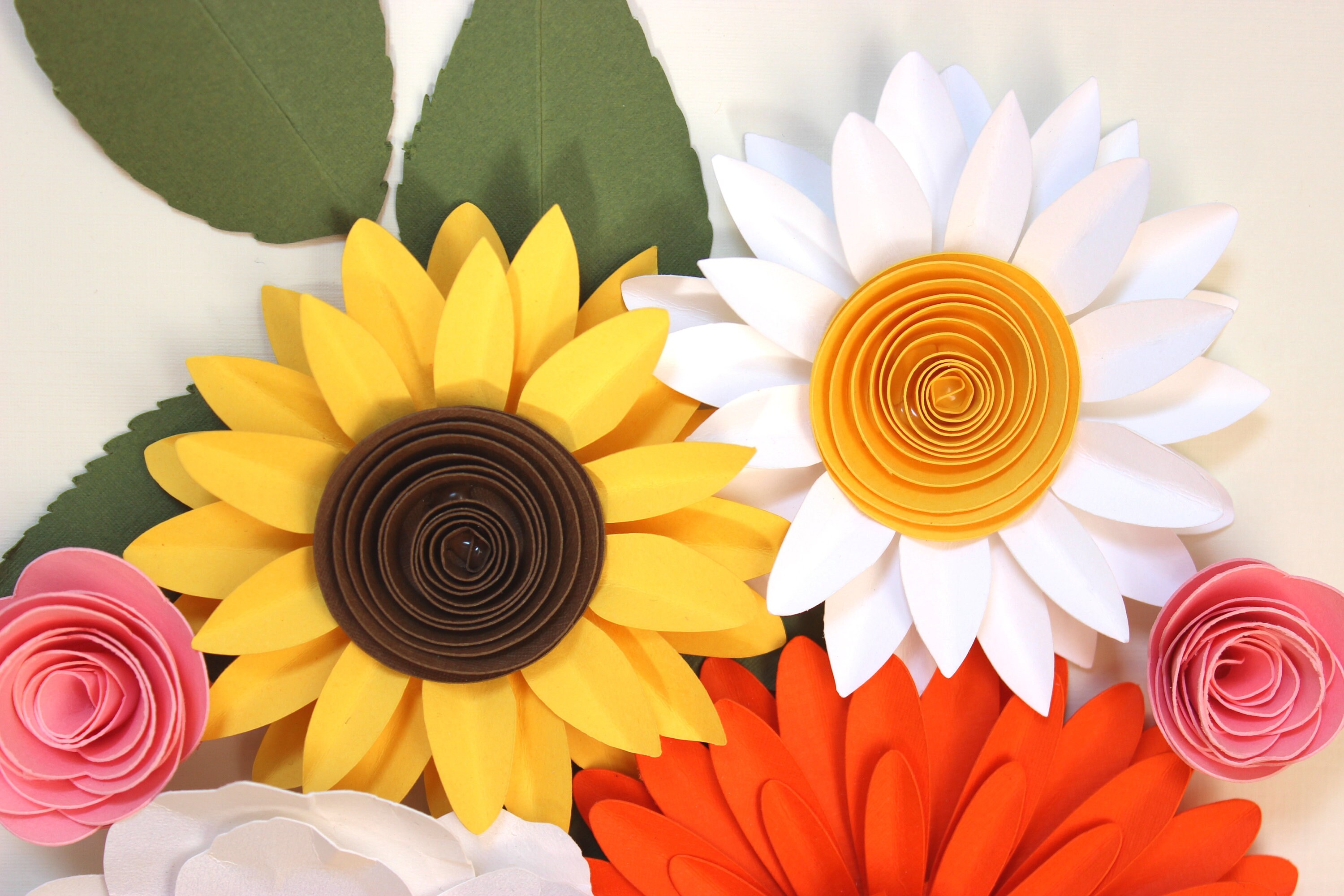 Fall Floral Garden Shadow Box Wall Decor Nursery Decor | Etsy