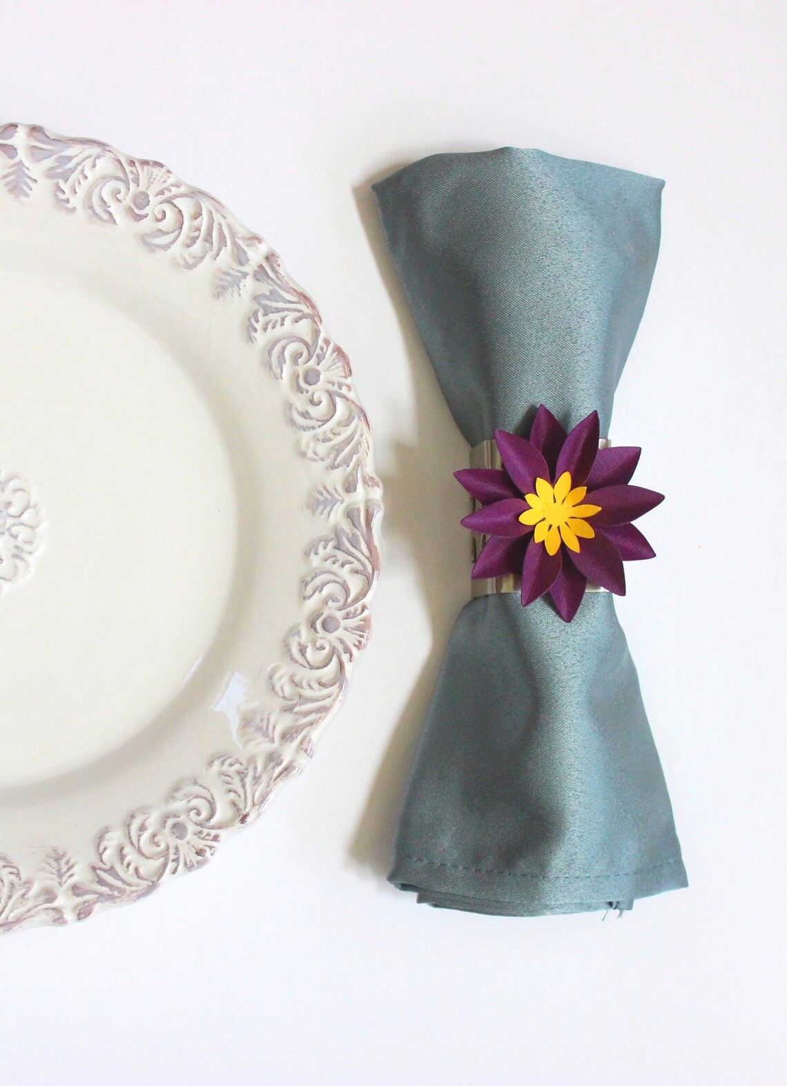 Simple Paper Flower Table Decorations Paper Decor Paper - Etsy