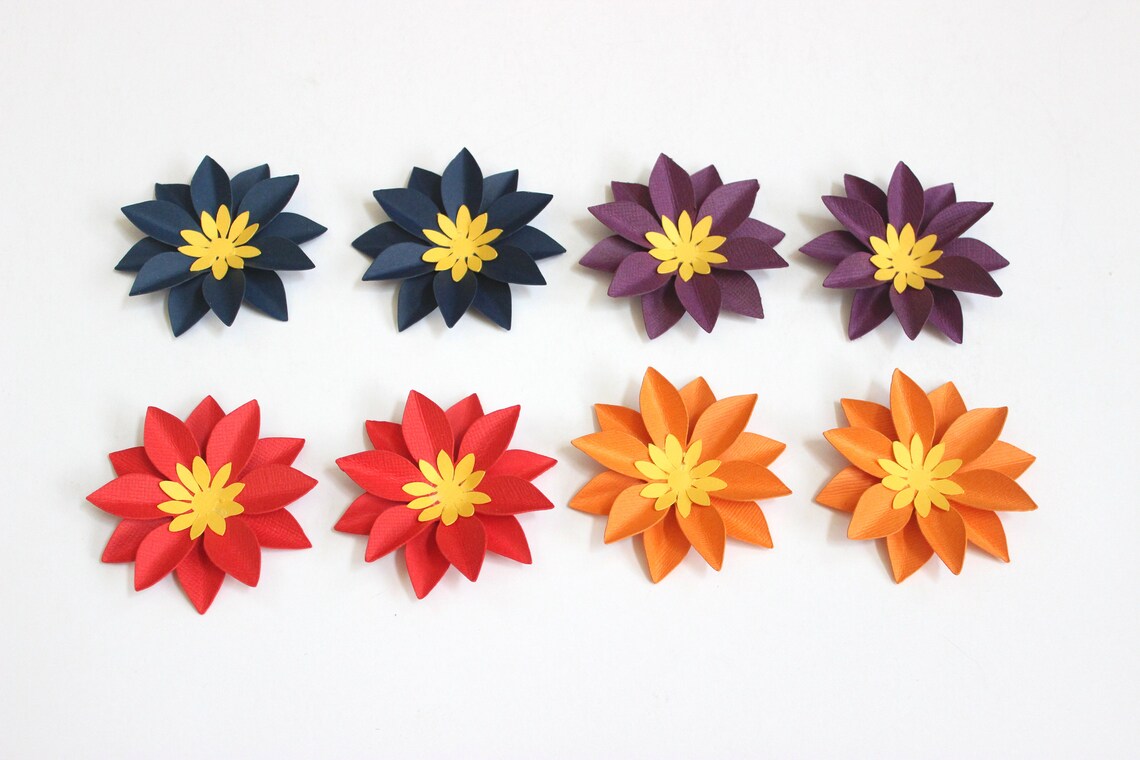 Simple Paper Flower Table Decorations Paper Decor Paper - Etsy