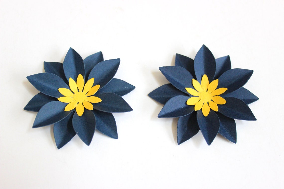 Simple Paper Flower Table Decorations Paper Decor Paper - Etsy