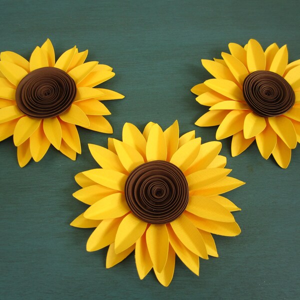 Paper Sunflowers - Etsy