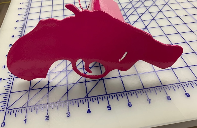 Gun-revolver Receiver Hitch Cover Metal Powder Coated - Etsy