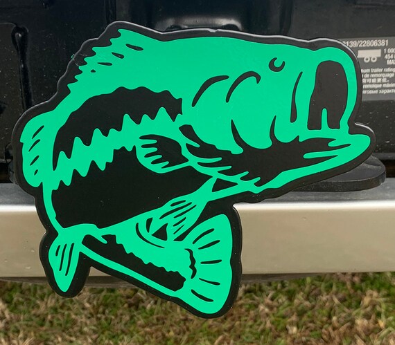 Bass Fish Hitch Cover Metal Powder coated-commercial grade | Etsy