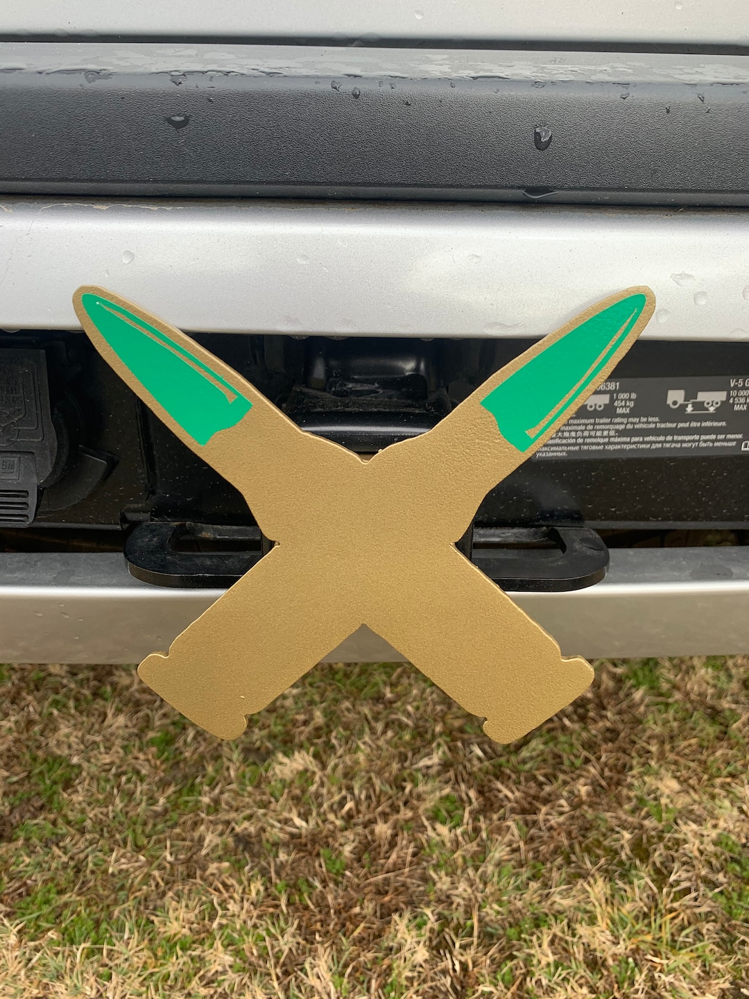 Bullet Receiver Hitch Cover Your Color Choice - Etsy