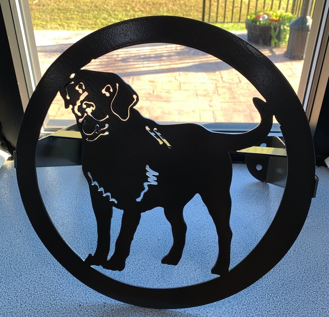 Water/garden Hose Holder/hanger With Lab Your Color Choice two Mounting ...