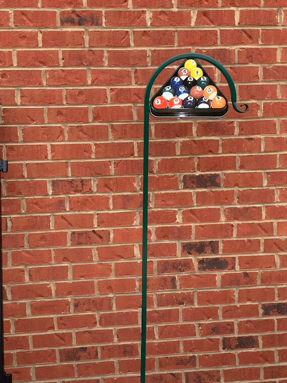 Pool Billiard Shepherd Hook Plant Hanger/wind Chimes/bird - Etsy