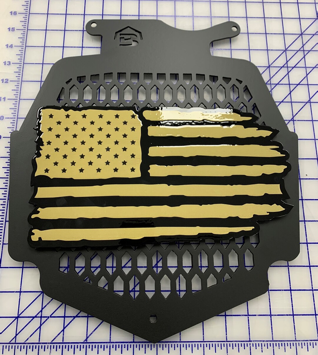 Flag 2 Layer Cover for Radiator- All Metal- Fits Can Am Outlander Max ...