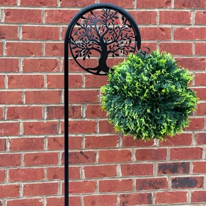 Tree of Life Shepherd Hook With or Without Cardinal Red Bird-60" Tall ...