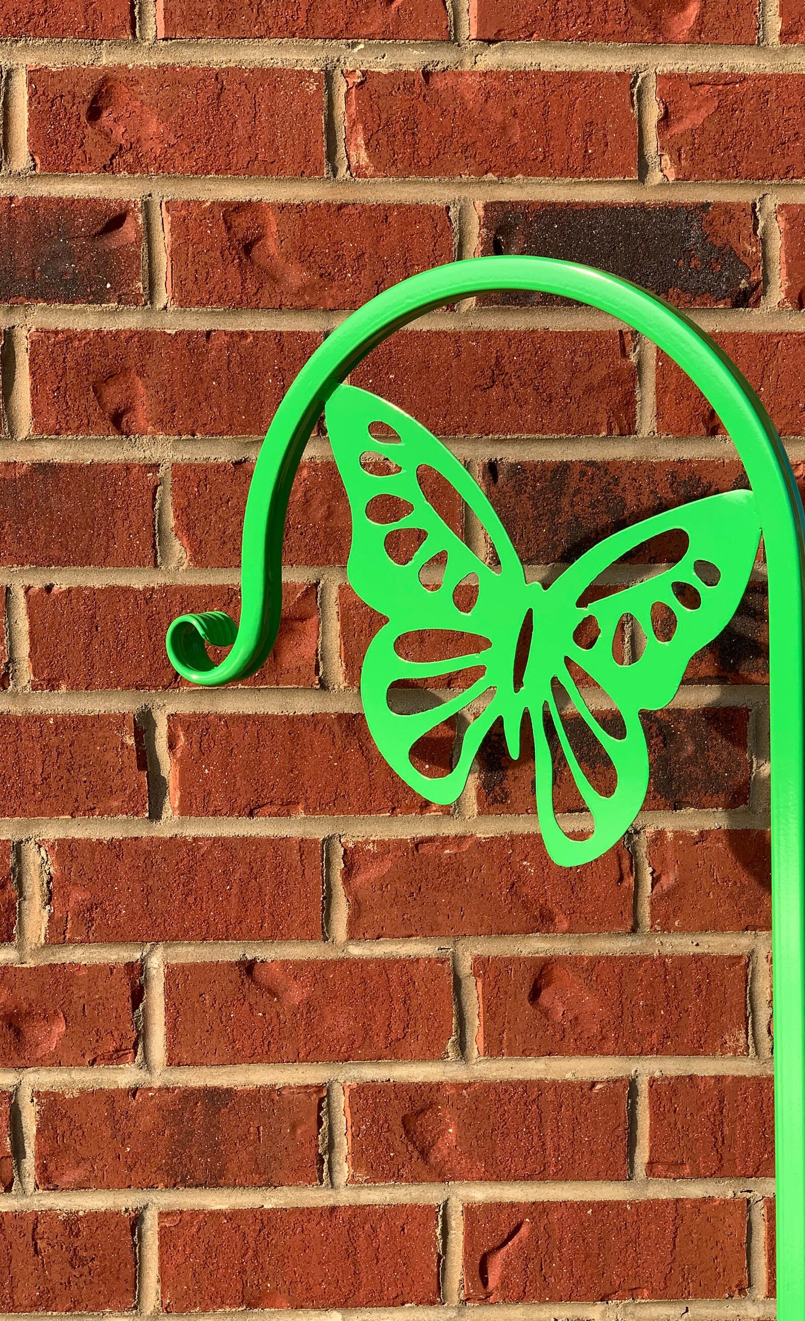 Double Butterfly Shepherd Hook Plant /bird Feeder/ Wind - Etsy