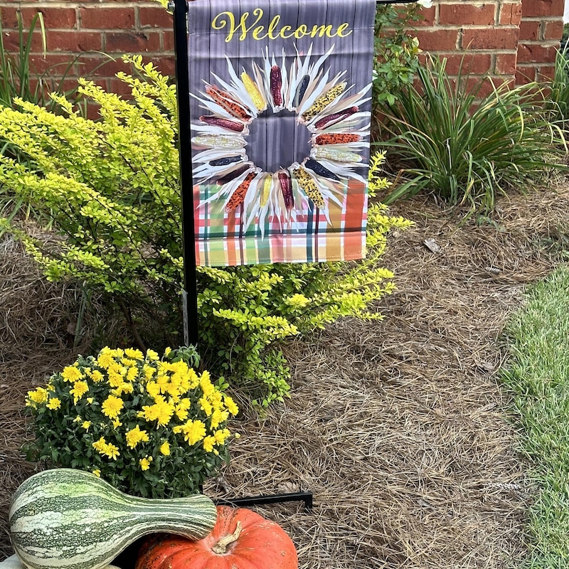 Fall Garden Flag - Etsy