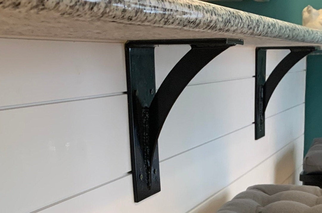 Farmhouse Style Heavy Duty Metal Countertop Support/shelf Brackets-9 1/ ...