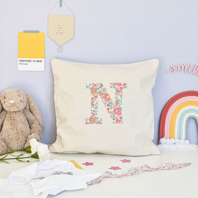 Initial Cushion - Etsy