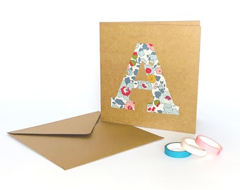 Liberty of London Birthday Greeting Card With Bunting Design | Etsy