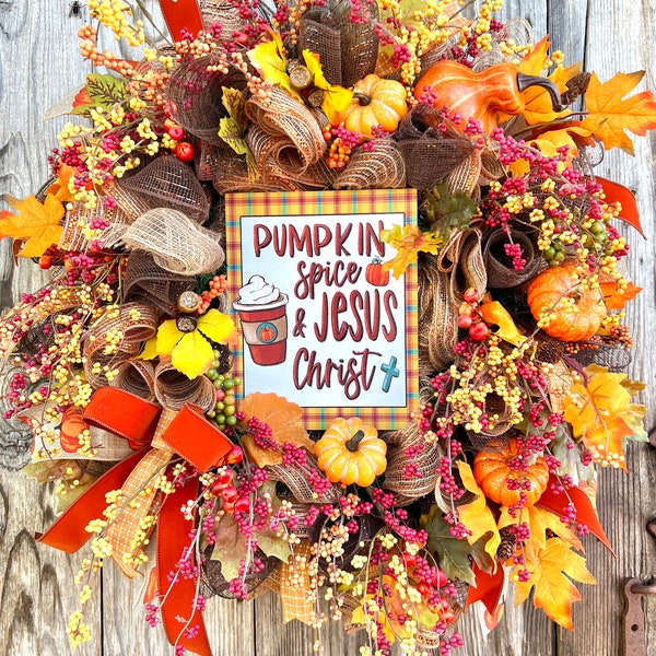 Religious Fall Decor - Etsy