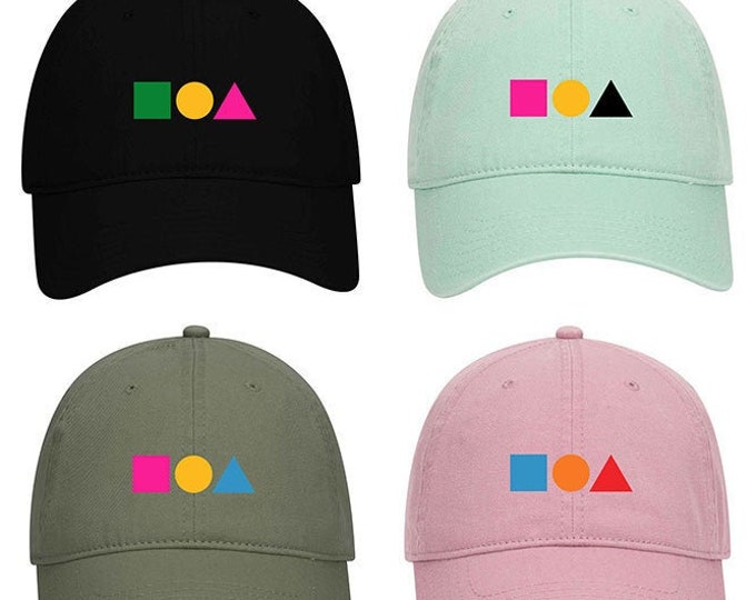 Square Circle Triangle 6 Panel Low Profile Garment Washed Superior ...