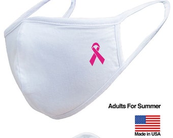 Breast cancer mask | Etsy