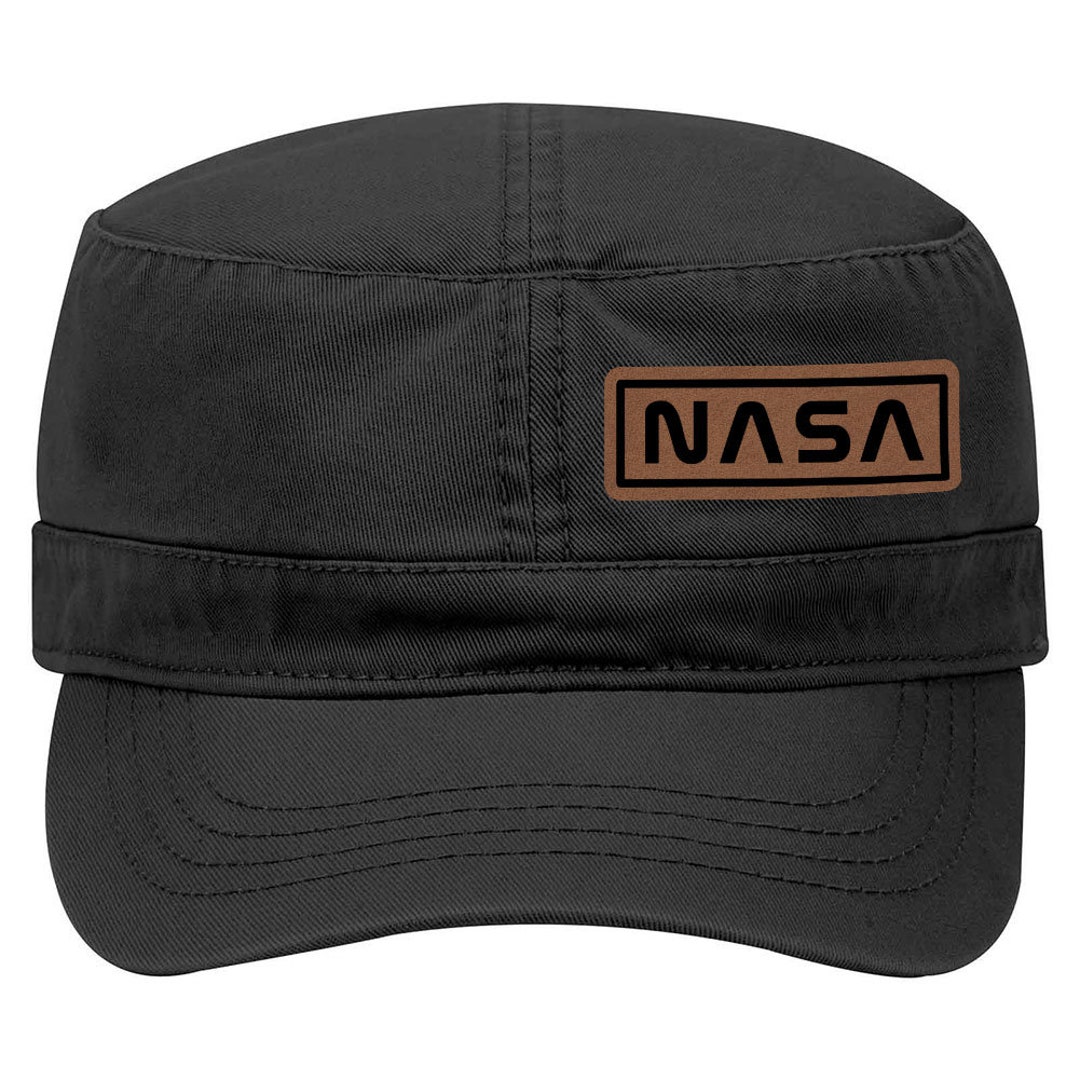 NASA Letter Leatherette Patch Garment Washed Superior Cotton Twill ...