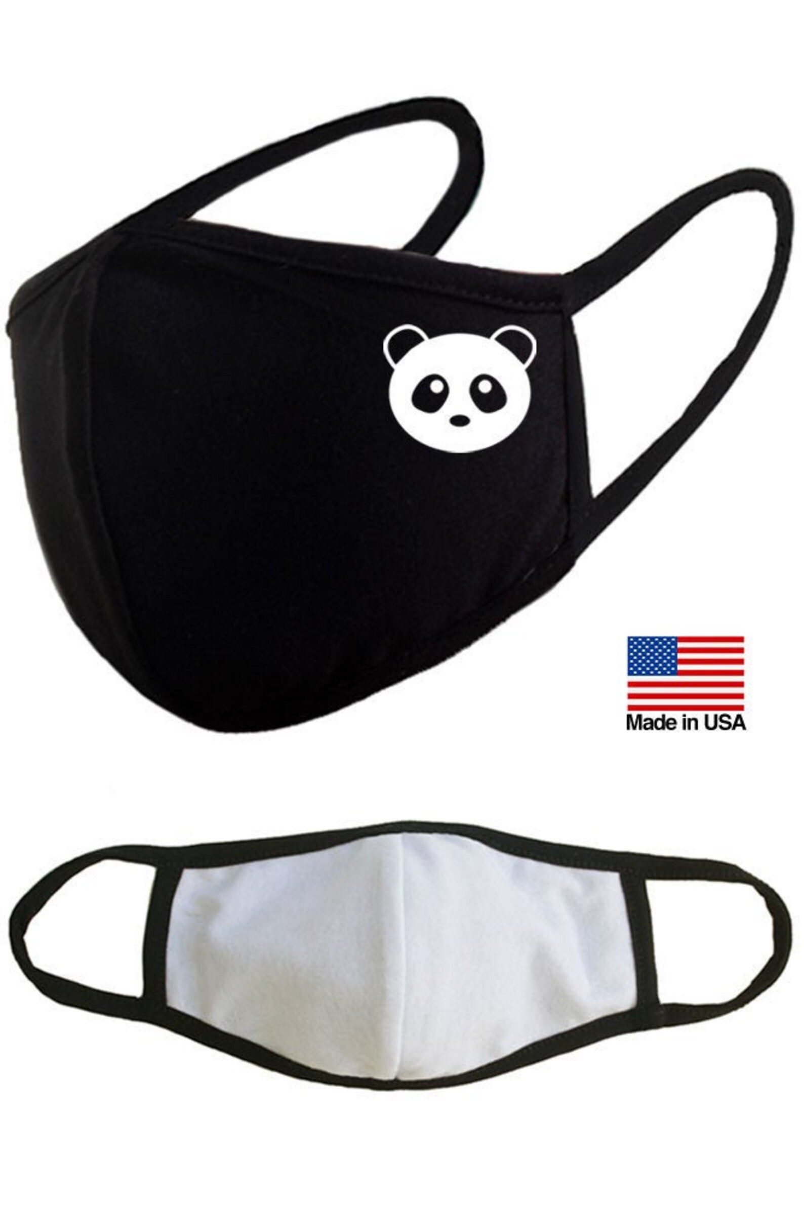 Giant Panda Reusable Washable Cotton Face Masks Made in USA - Etsy