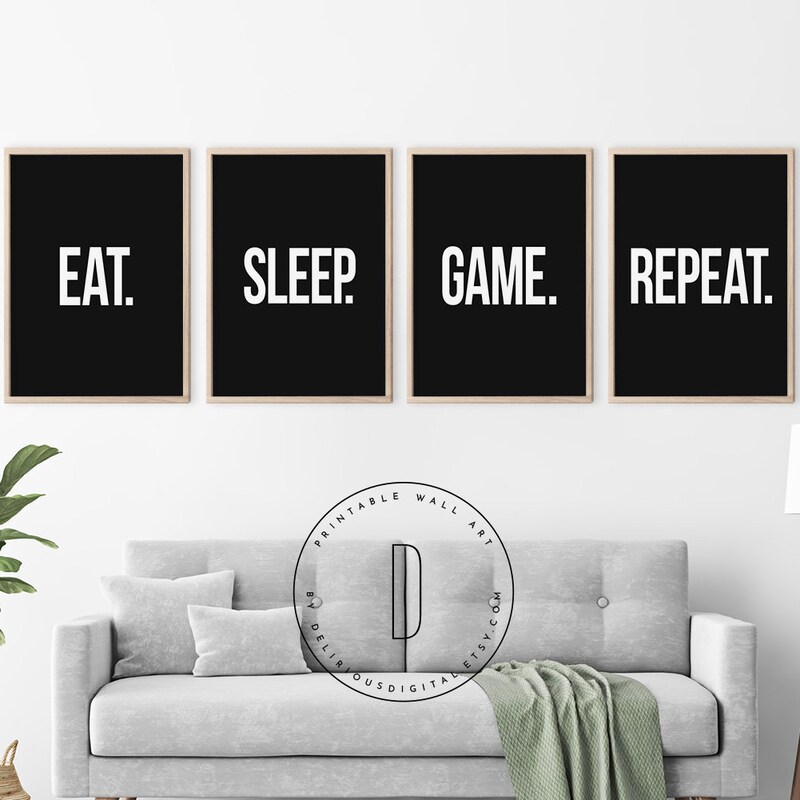 Game Room Wall Art - Etsy
