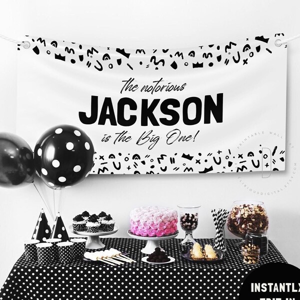 Notorious Big One Backdrop - Etsy