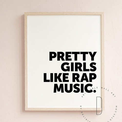 Rap Poster Rap Art Rap Quotes Wall Art Gangster Rap Sign - Etsy