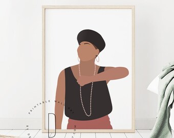 Female Rapper Art | Etsy