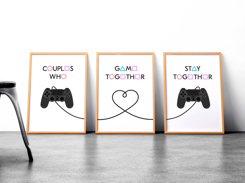 Video Game Decor Player 1 Player 2 Sign Gaming Couple Game | Etsy