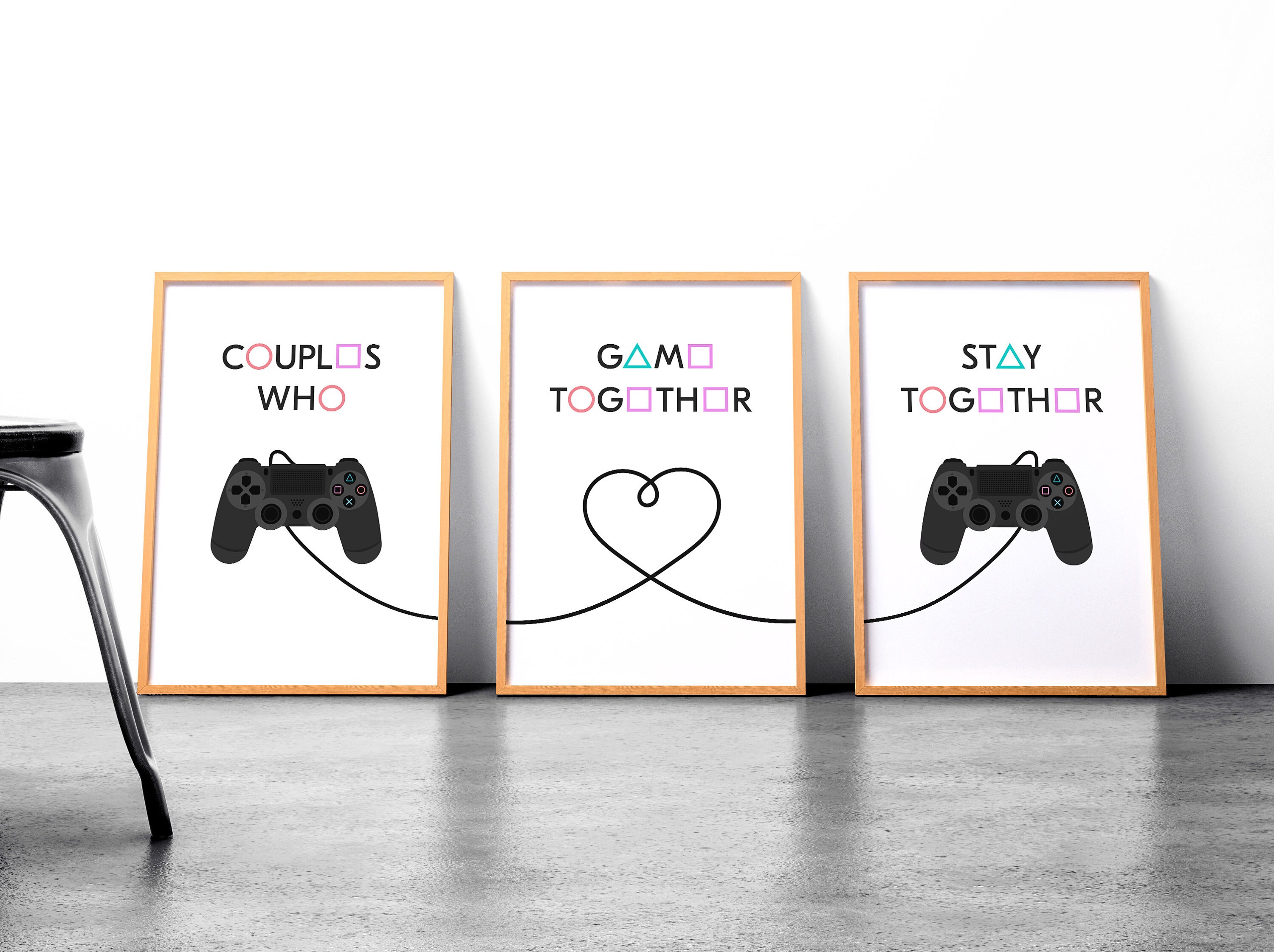 Video Game Decor Player 1 Player 2 Sign Gaming Couple Game - Etsy