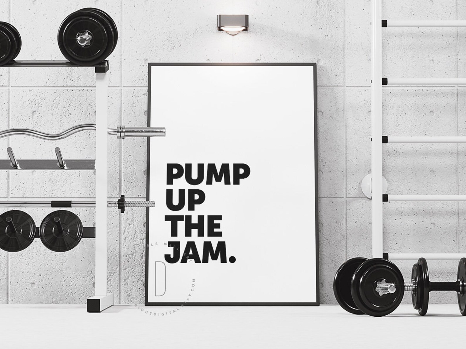 Home Gym Decor Bundle Hip Hop Wall Art for Gym Don't - Etsy