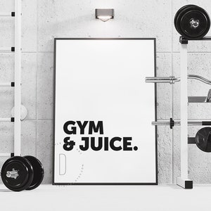 Home Gym Decor Bundle, Hip Hop Wall Art for Gym, Don't Stop Get It, No ...