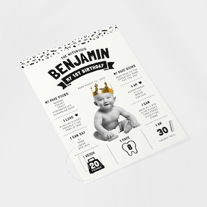 Notorious One Milestone Sign, Birthday Decoration, the Big One Rap ...