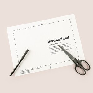 Sneakerhead Birthday Card, Sneaker Addict, Party Decoration, Shoe Lover ...